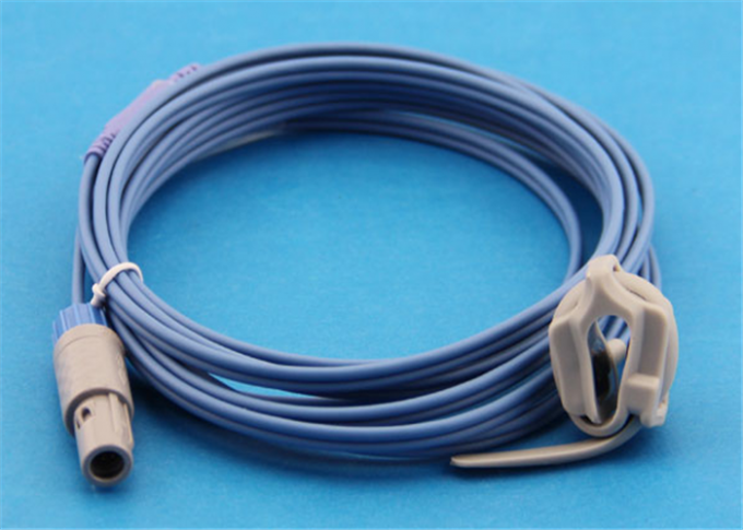 Compatible Reusable Adult Spo2 Sensor 6 Pin Connector 40 Degree Soft Tip