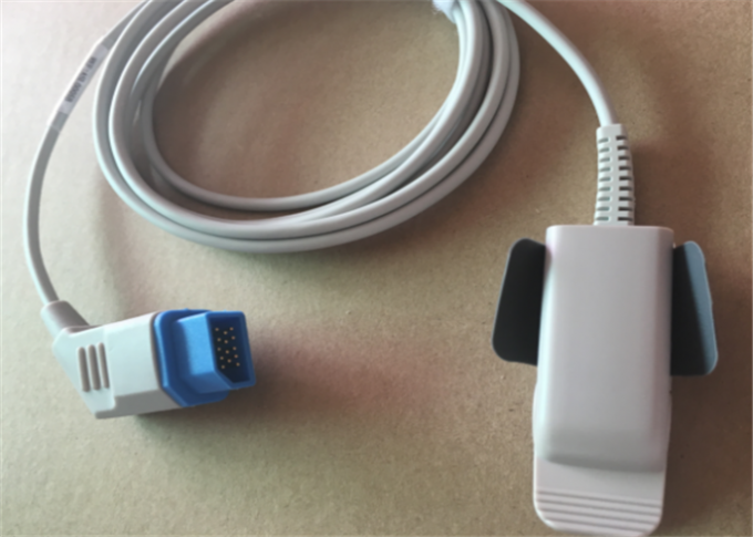 Nihon Kohden 14 Pin Pulse Ox Sensor Reusable Type Korea Chips 4.0mm ...