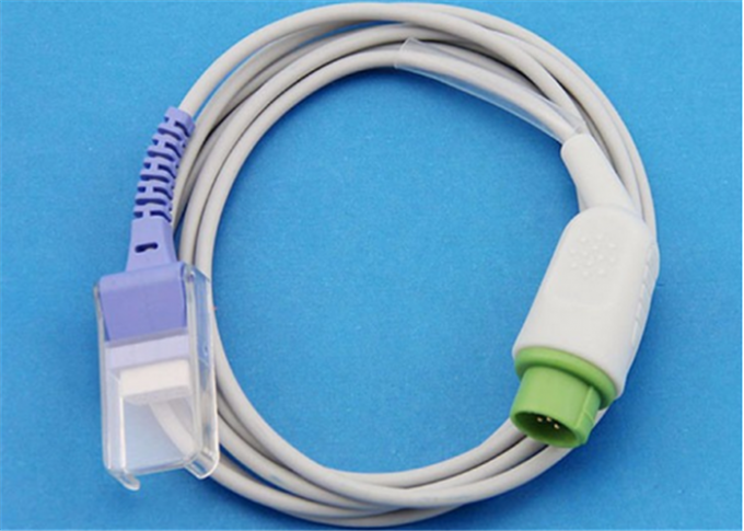 Kontron 7840 Medical Pulse Ox Machine Extension Cable 12 Pin Connector