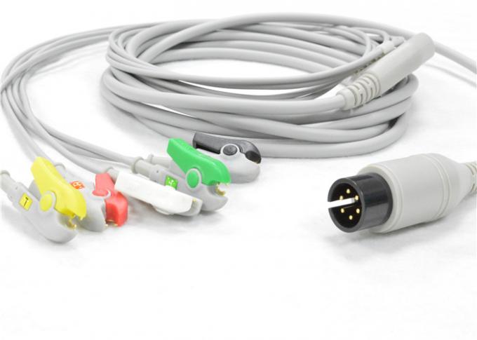 Goldway UT4000a ECG Medical Cables AHA / IEC Type Durable TPU Material