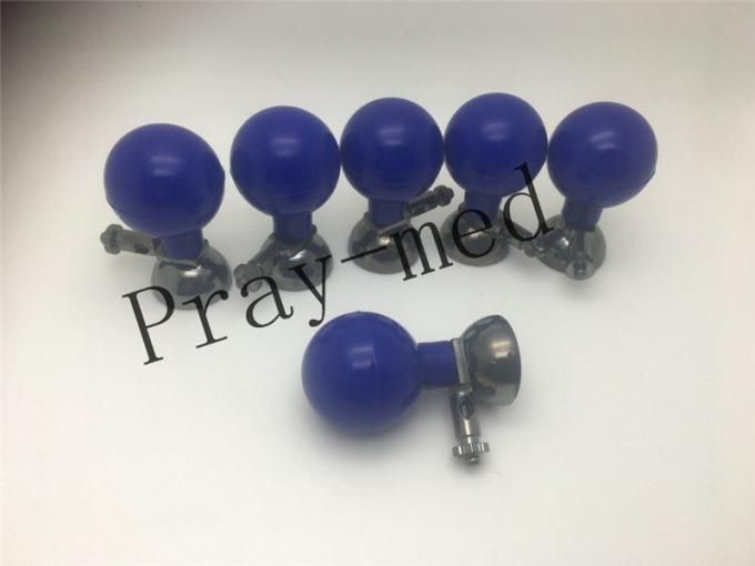 Chest Suction Reusable Ecg Suction Electrodes Nickel Metal 5cc Bulb Volume