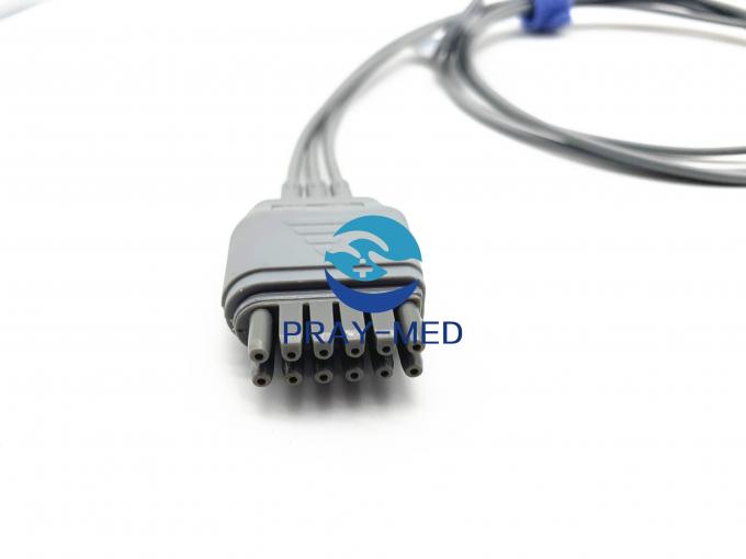 102cm Edan 3 lead Ecg Holter Cable For Telemetry Transmitter IT20 / IT20ES