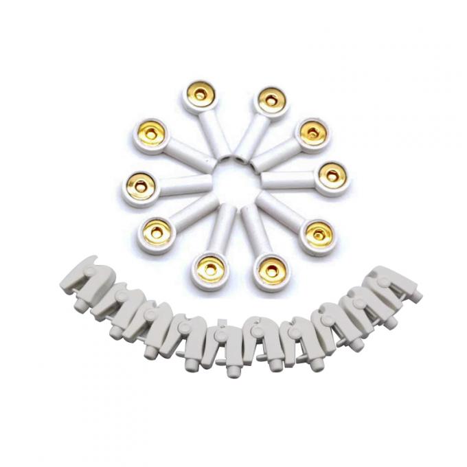 EKG Ecg Adapter Clips , TPU 4mm Banana Plug To Grabber Ecg Banana Clips ...