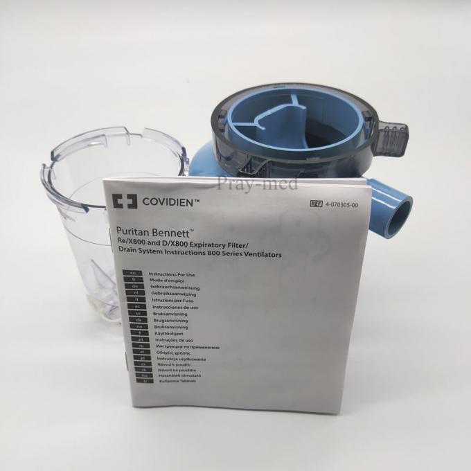 Puritan Bennett PB840 RE/X800 D/X800 ABS Expiratory Filter With Water Trap