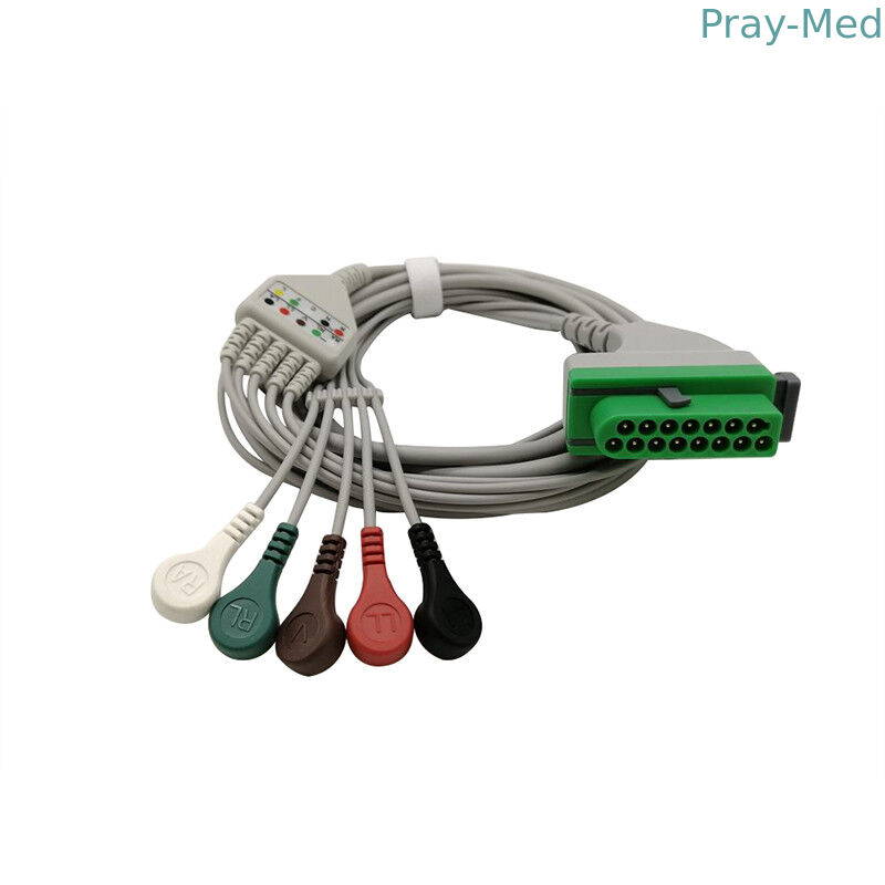 Fukuda Denshi 15Pin 3lead/5lead Compatible Direct-Connect ECG Cable AHA ...