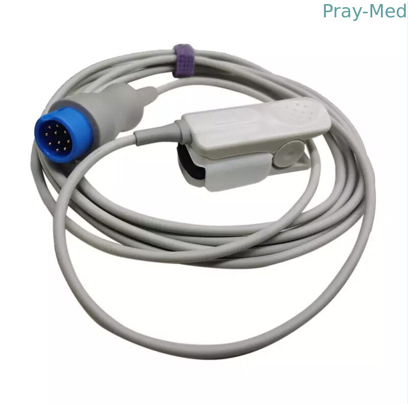 Reusable Adult Spo2 Sensor Biocare 10pin Spo2 Sensor Cable Compatible ...