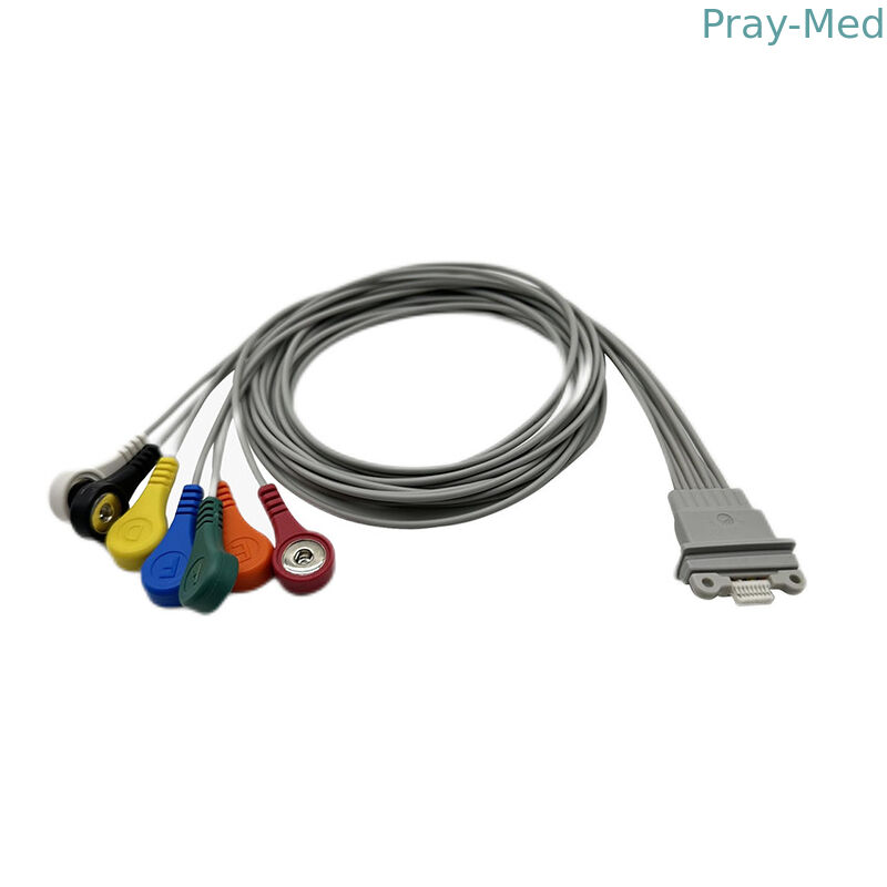 Schiller Medilog AR12 Plus 7 Lead ECG Holter Patient Cable 1m Snap ...