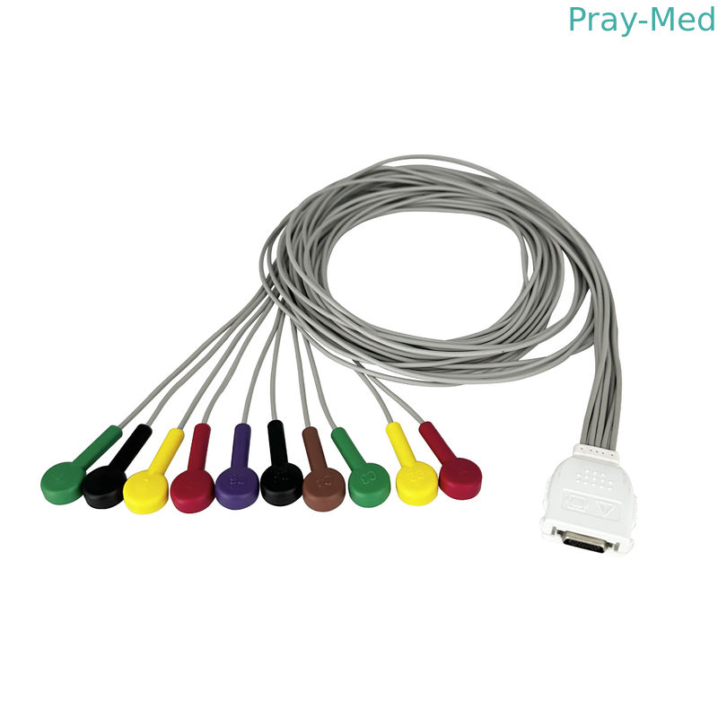 Biocare ECG Holter Cable For 12 Lead Snap Connector IE10 1.1cm