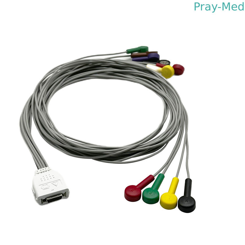 Biocare ECG Holter Cable For 12 Lead Snap Connector IE10 1.1cm