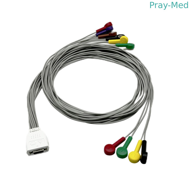 Biocare ECG Holter Cable For 12 Lead Snap Connector IE10 1.1cm