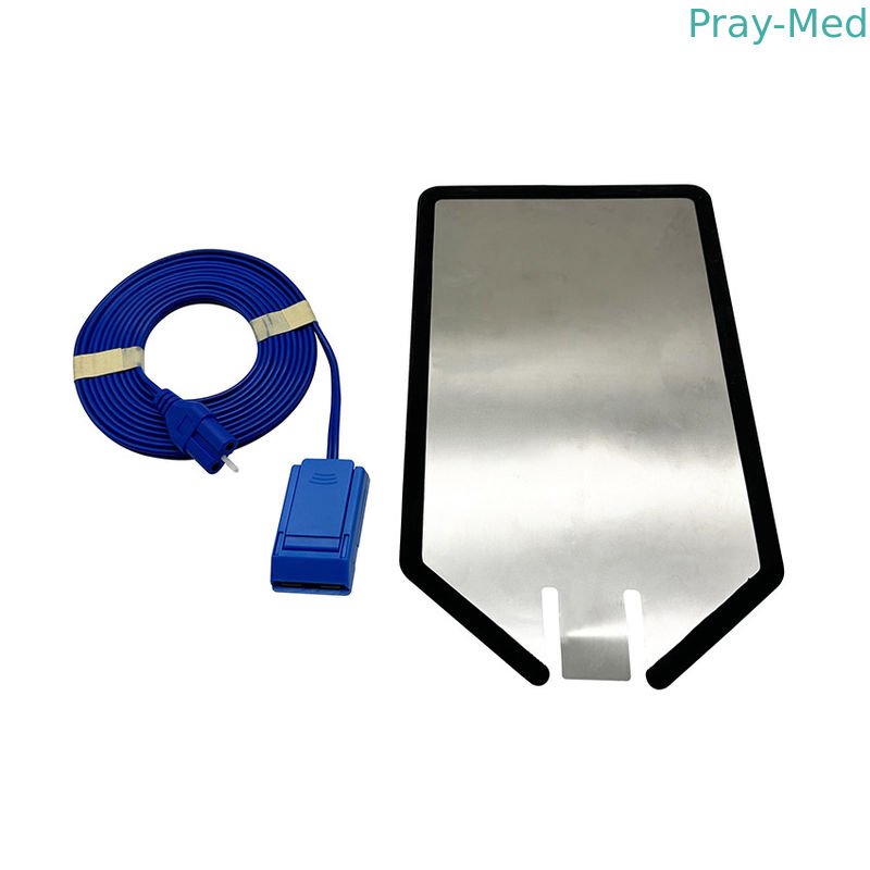 Diathermy Reusable ESU Grounding Pad Negative Return Electrode With Cable