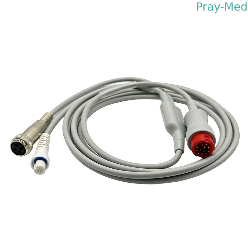 Mindray Cardiac Output Y Cable CO Cable 12 Pin Connector 0010-30-42743