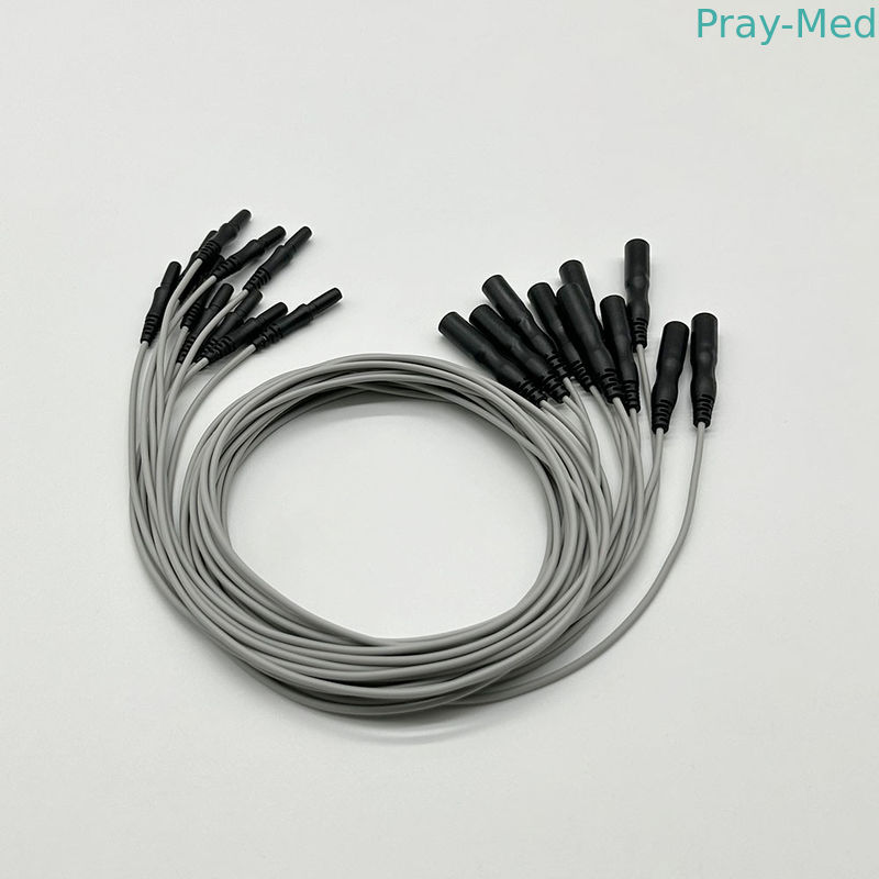 Electrode 1.5MM 2mm Pin Female To 1.5MM 2mm Male Tens Lead Wire Needle ...