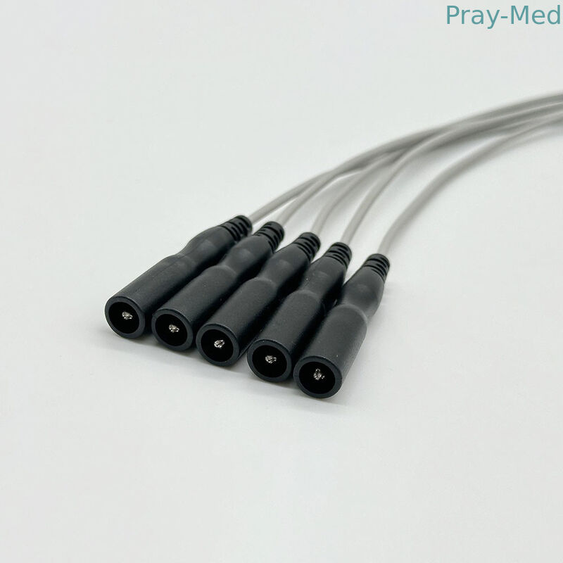 Electrode 1.5MM 2mm Pin Female To 1.5MM 2mm Male Tens Lead Wire Needle ...