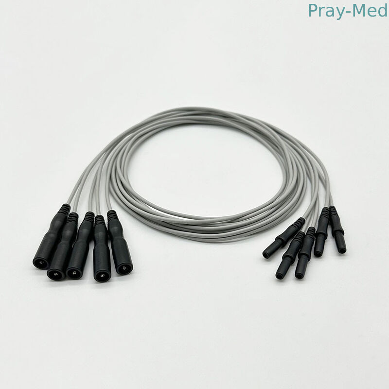 Electrode 1.5MM 2mm Pin Female To 1.5MM 2mm Male Tens Lead Wire Needle ...