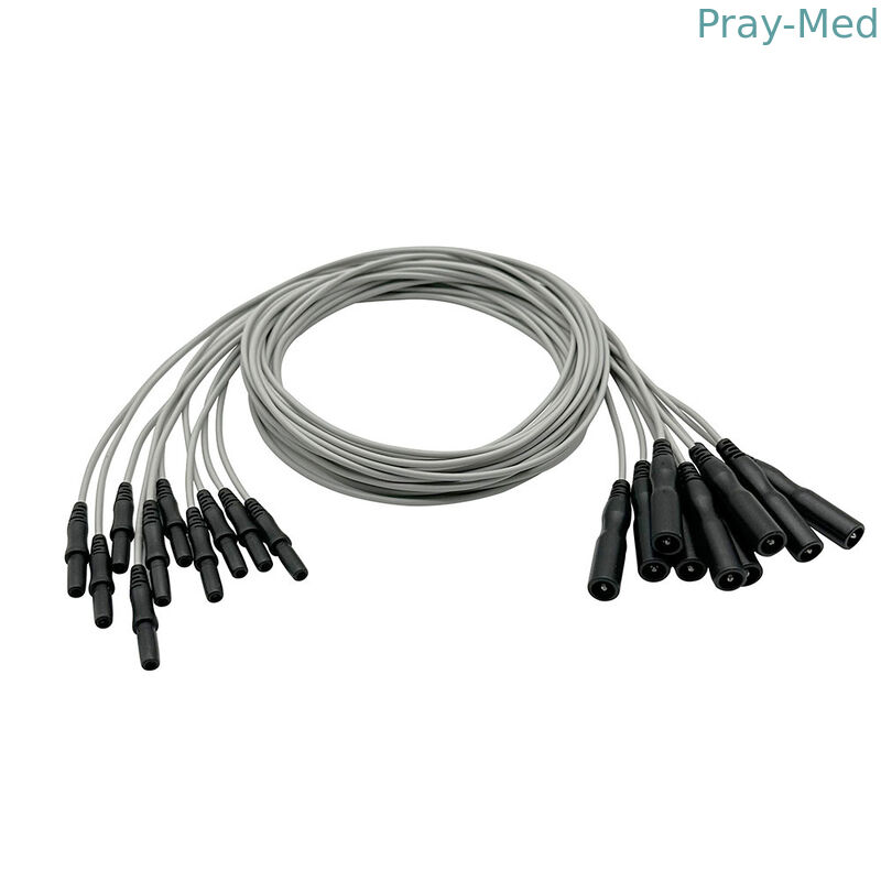 Electrode 1.5MM 2mm Pin Female To 1.5MM 2mm Male Tens Lead Wire Needle ...