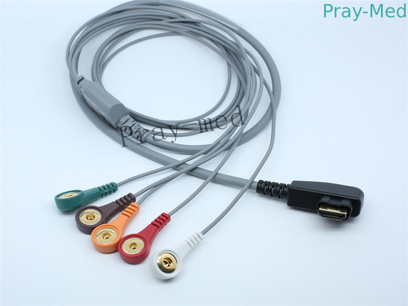 DMS Holter ECG Patient Cable 5 / 7 / 10 Lead 19 Pin With 6 Month Warranty