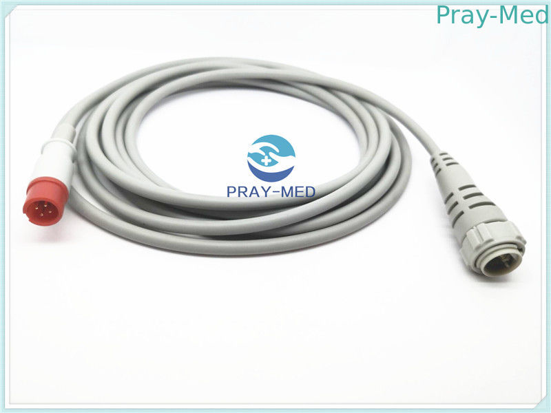 Biolight A8 4 Pin Invasive Blood Pressure Cable IBP Extension 2.7m Length