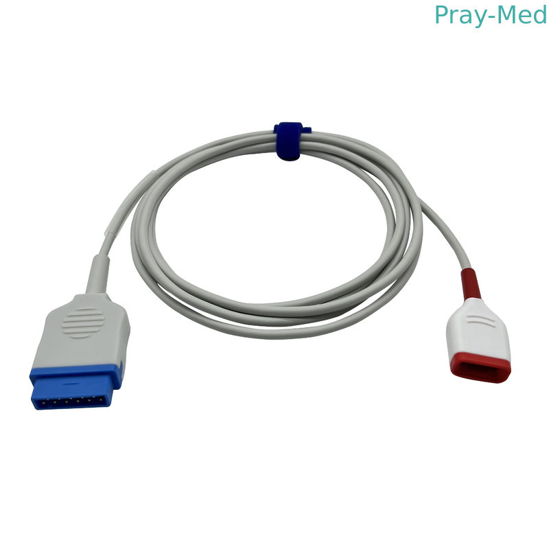 4085 GE RD Rainbow SET SpO2 Adapter Cable 11pin Dual Keyed GE Connector