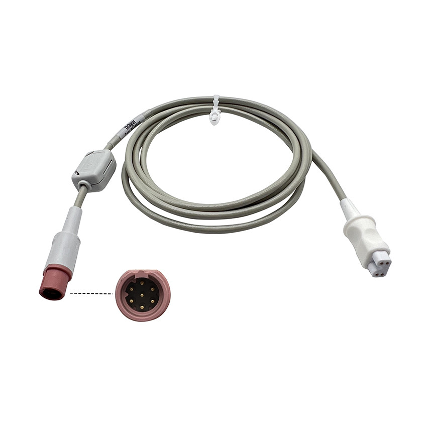 Drager 8416600 Flow Sensor Cable 1.9m Ventilator Accessories For ...