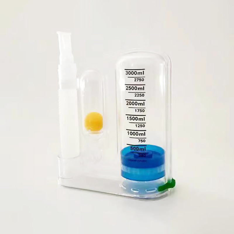 3000cc Single Ball Lung Breathing Trainer Adjustable Spirometer For ...