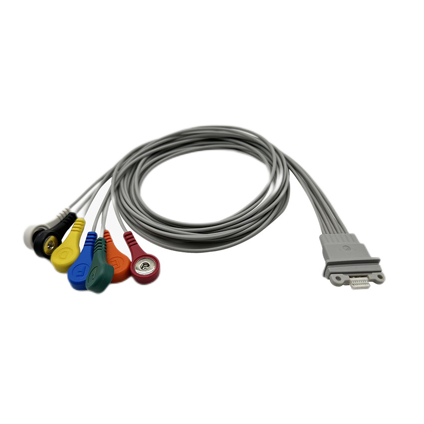 Schiller Medilog AR12 Plus 7 Lead ECG Holter Patient Cable 4 Hour ...