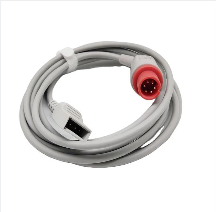 Drager Draeger Utah Blood Pressure Transducer Cable 6pin IBP Adapter Cable