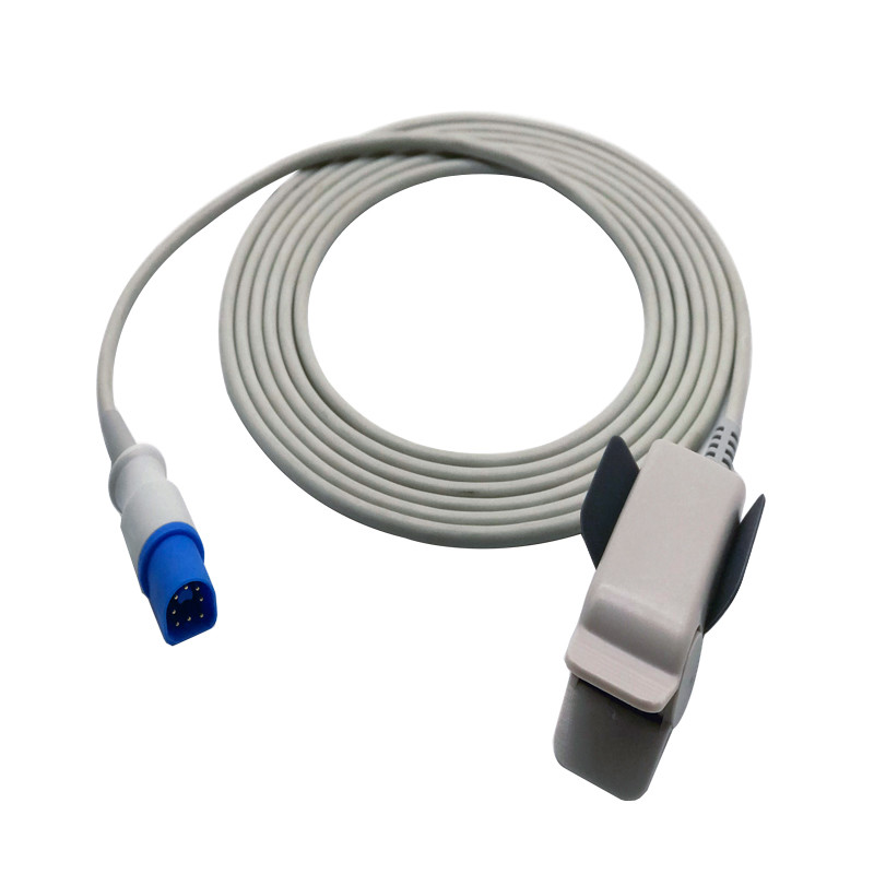 Reusable Spo2 Sensor compatible with PH 8 pin M1196A USA TE Chip